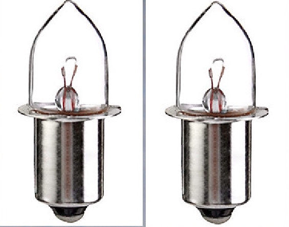 2X - KPR13 K13 PR15 PR13 Flashlight Miniature Bulb 4.7V .5A Lamp for 4 ...